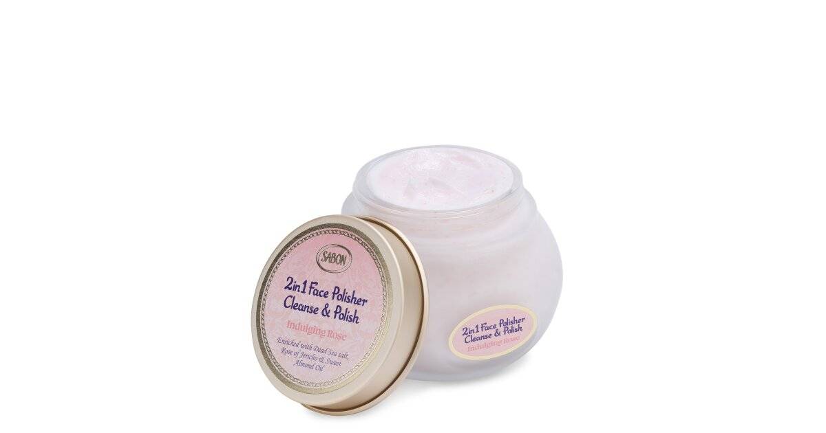 Face polisher 2 in 1 Indulging Rose, 200ml | SABON