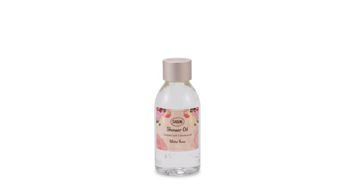 Mini Shower Oil White Rose, 100 ml | SABON